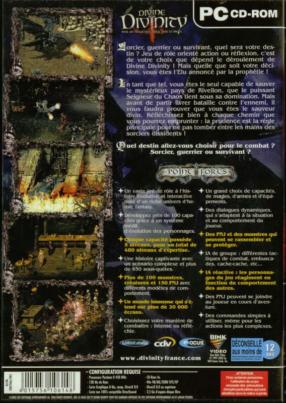 Divine Divinity cover or packaging material - MobyGames
