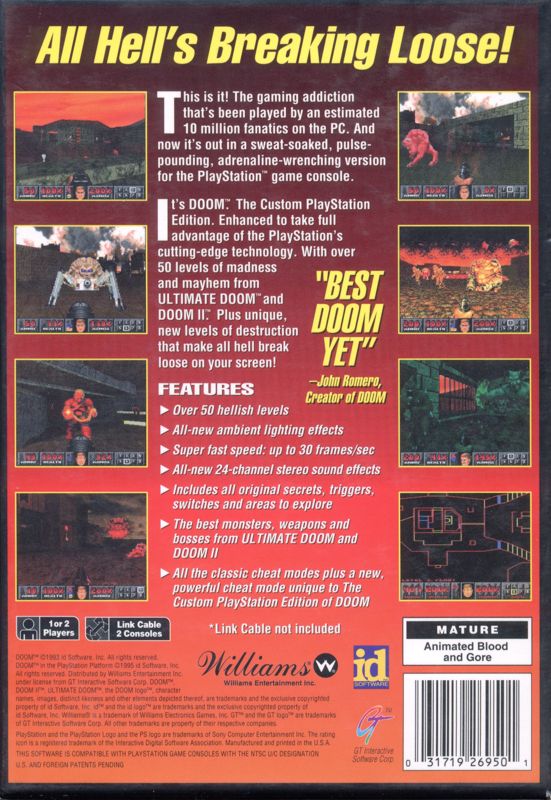 Doom cover or packaging material - MobyGames