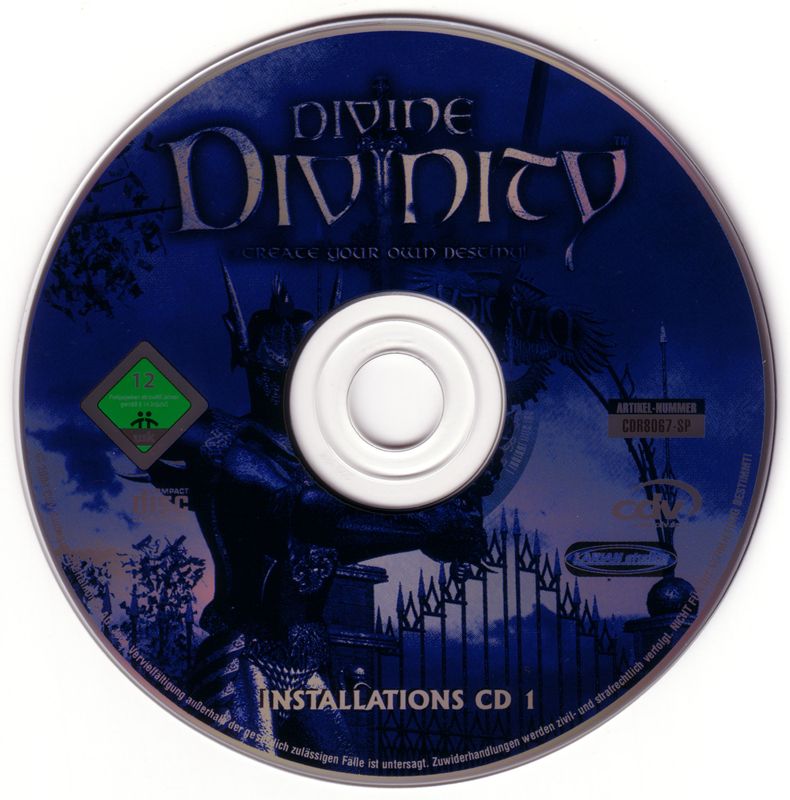 Divine Divinity cover or packaging material - MobyGames