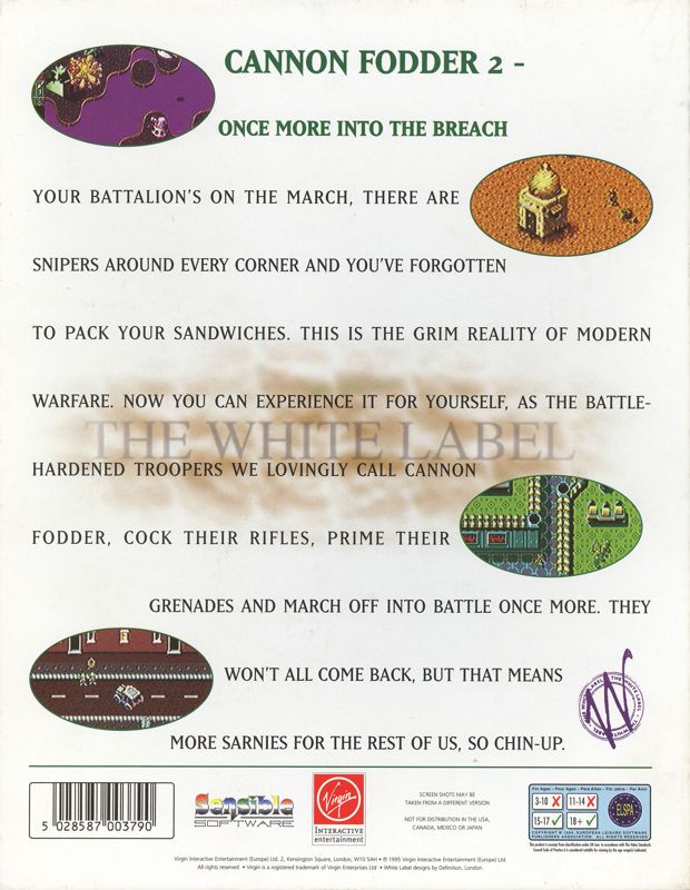 Cannon Fodder 2 cover or packaging material - MobyGames