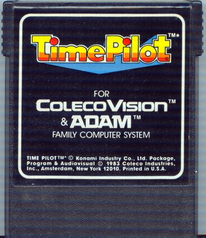 Time Pilot cover or packaging material - MobyGames