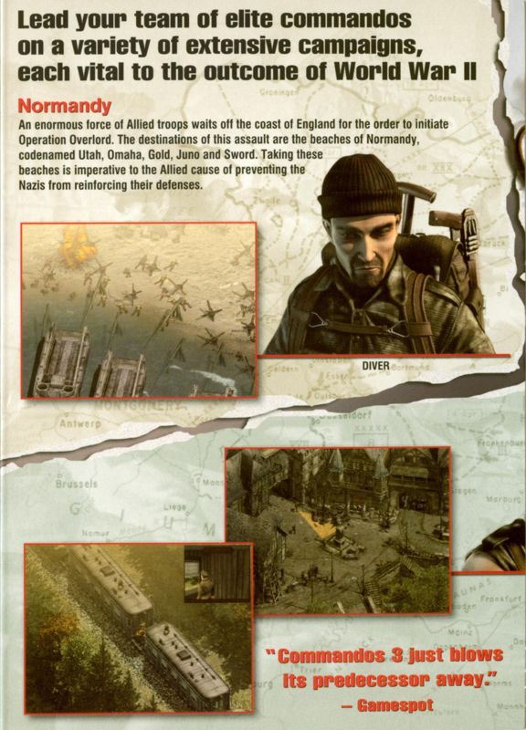 Commandos 3: Destination Berlin cover or packaging material - MobyGames
