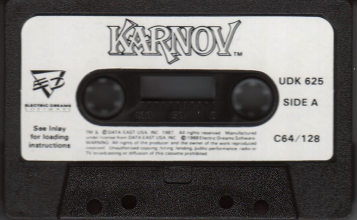 Karnov cover or packaging material - MobyGames