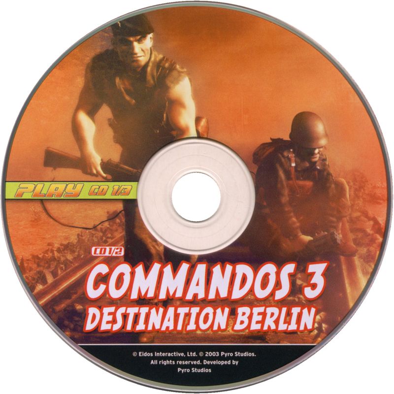 Commandos 3: Destination Berlin cover or packaging material - MobyGames