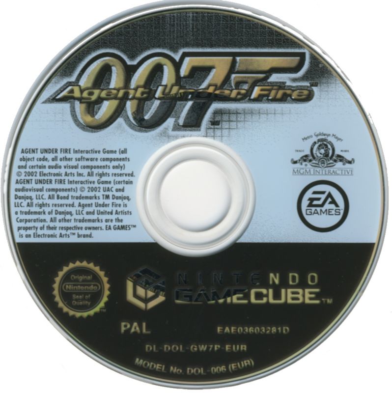 007: Agent Under Fire cover or packaging material - MobyGames
