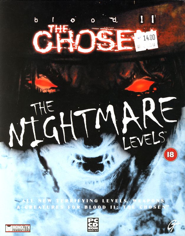 Blood II: The Chosen - The Nightmare Levels cover or packaging material ...
