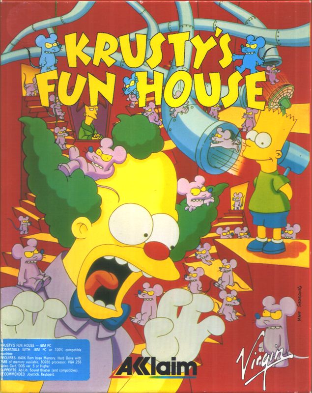 Krusty's Super Fun House credits (DOS, 1993) - MobyGames