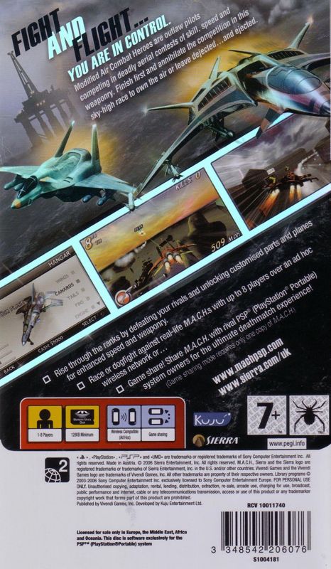 M.A.C.H.: Modified Air Combat Heroes cover or packaging material ...
