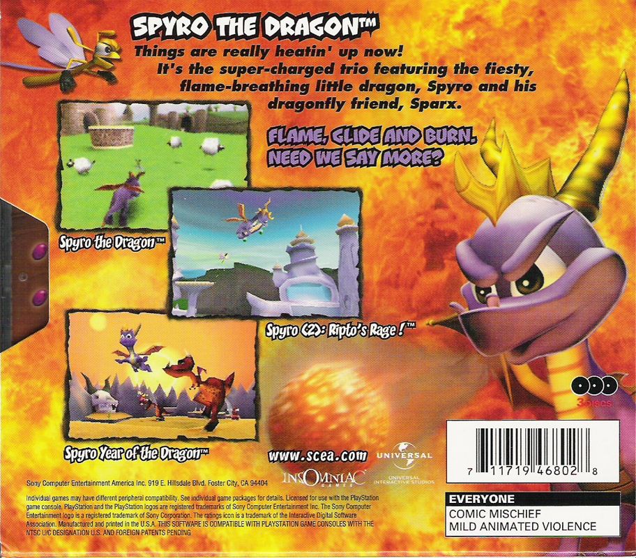 Spyro: Collector's Edition cover or packaging material - MobyGames