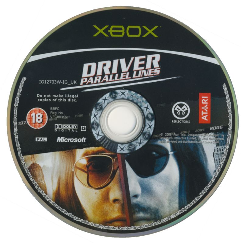 Driver: Parallel Lines cover or packaging material - MobyGames