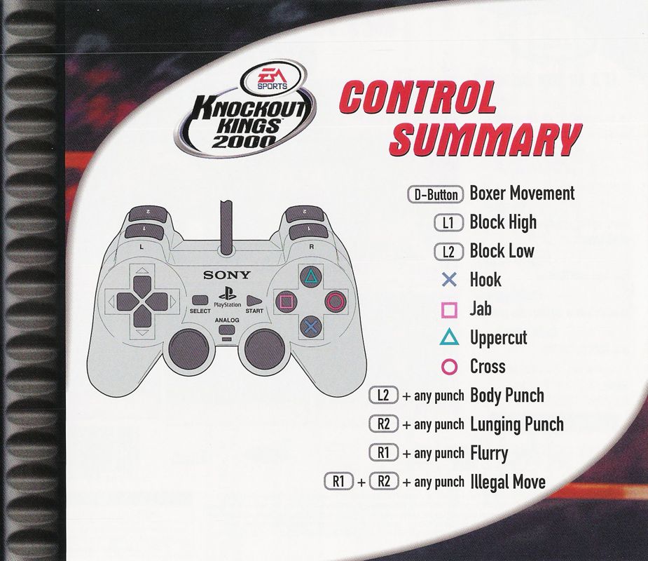 Knockout Kings 2000 cover or packaging material - MobyGames