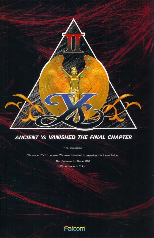 Ys II: Ancient Ys Vanished - The Final Chapter (1988) - MobyGames