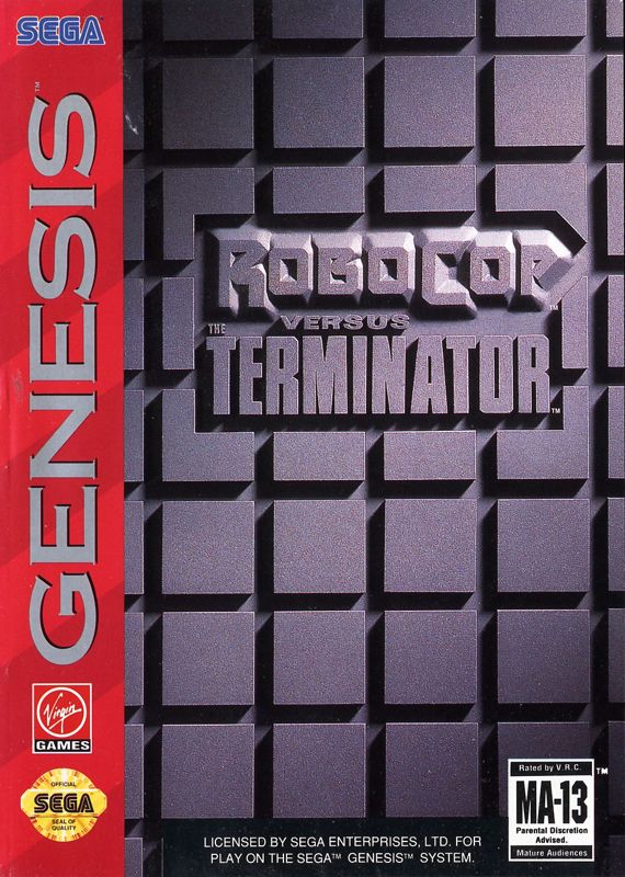 RoboCop versus The Terminator box covers - MobyGames