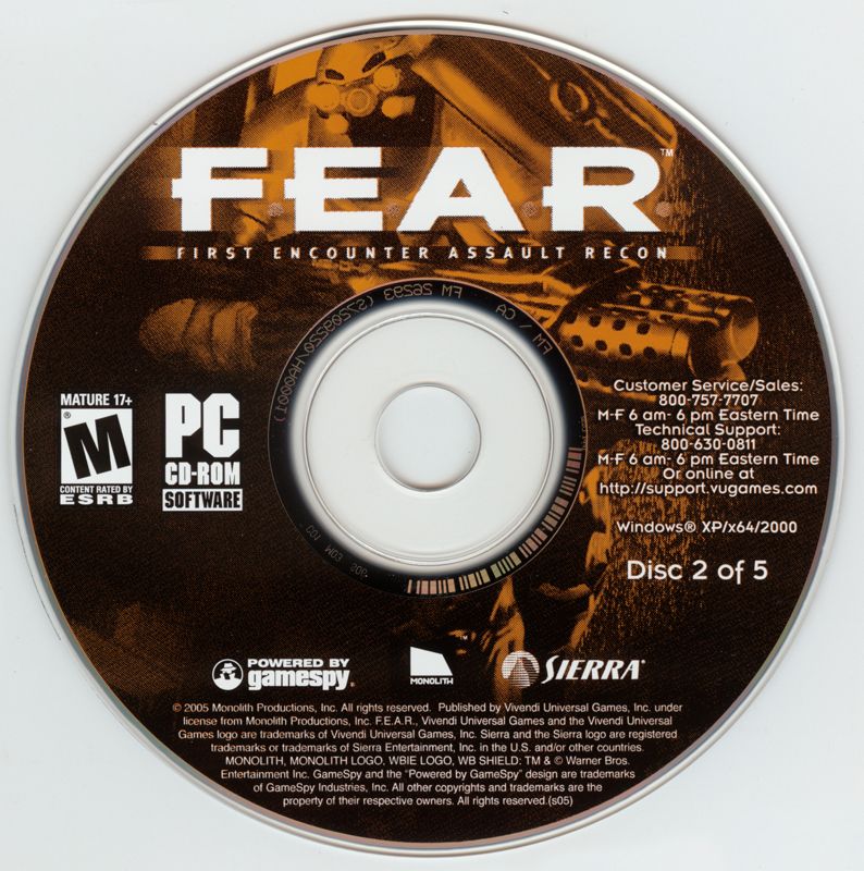 F.E.A.R.: First Encounter Assault Recon cover or packaging material ...