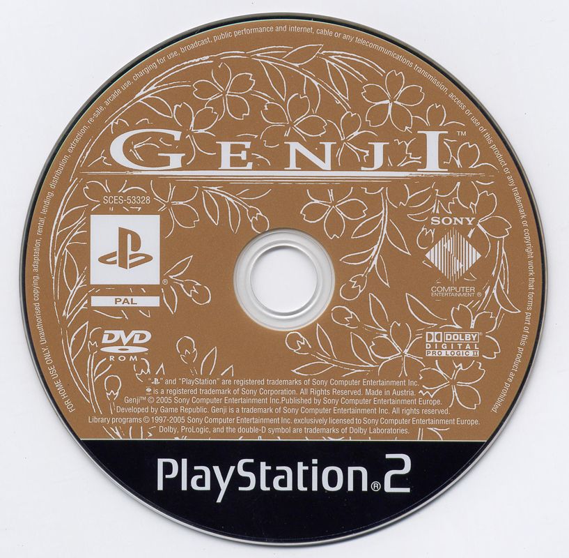 Genji: Dawn of the Samurai cover or packaging material - MobyGames