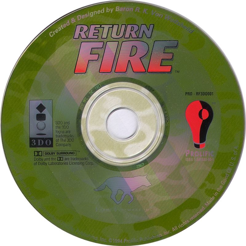 Return Fire cover or packaging material - MobyGames