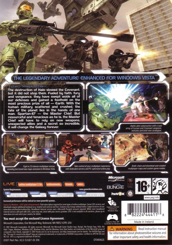 Halo 2 cover or packaging material - MobyGames