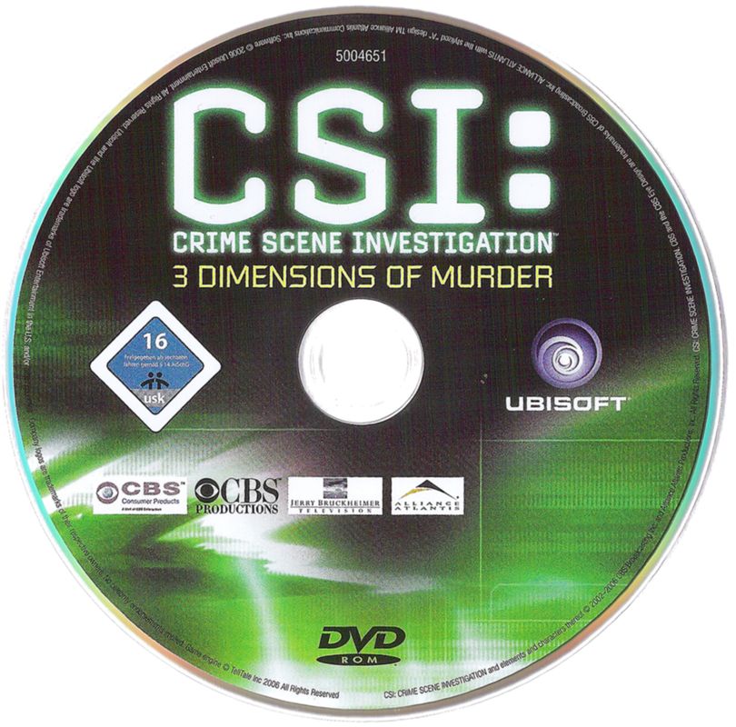 CSI: Crime Scene Investigation - 3 Dimensions of Murder cover or ...