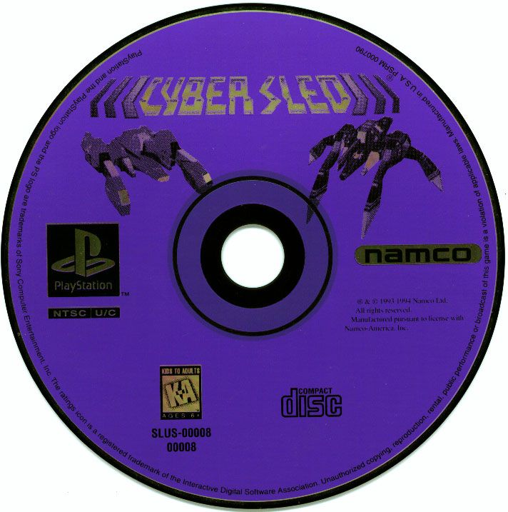 Cyber Sled cover or packaging material - MobyGames