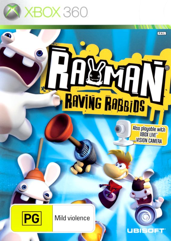 Rayman: Raving Rabbids cover or packaging material - MobyGames