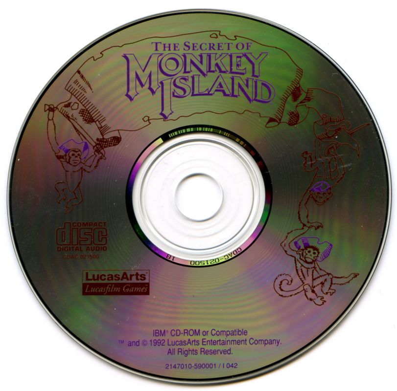 The Secret of Monkey Island cover or packaging material - MobyGames