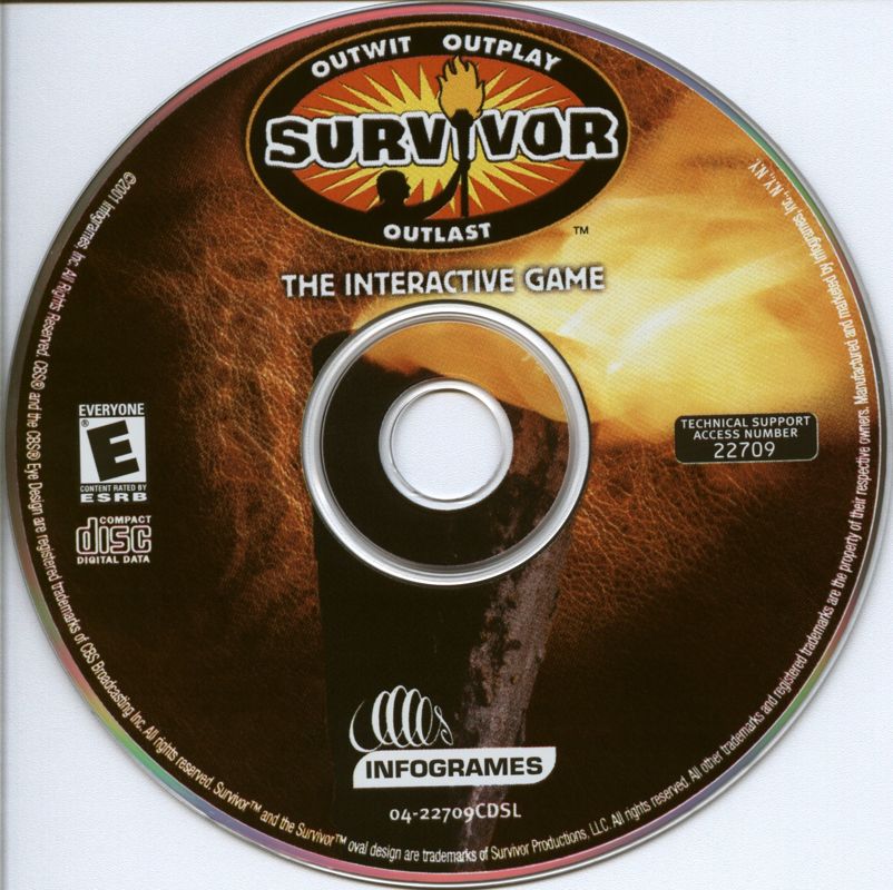 Survivor: The Interactive Game cover or packaging material - MobyGames