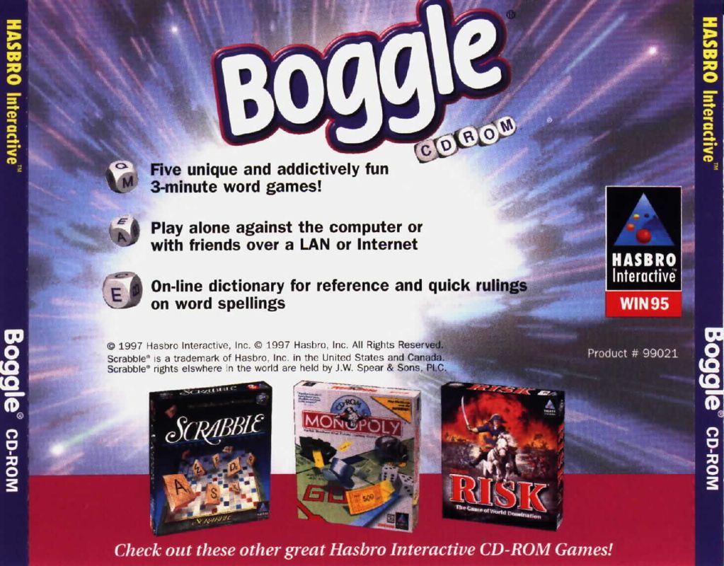 Boggle cover or packaging material - MobyGames