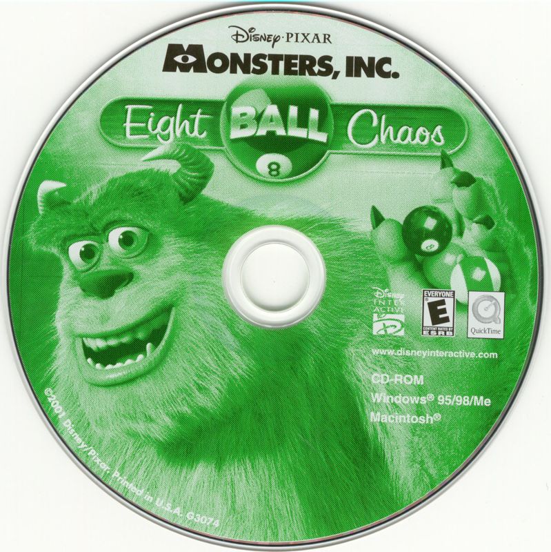 Disney•Pixar's Monsters Inc.: Wreck Room Arcade: Eight Ball Chaos cover ...