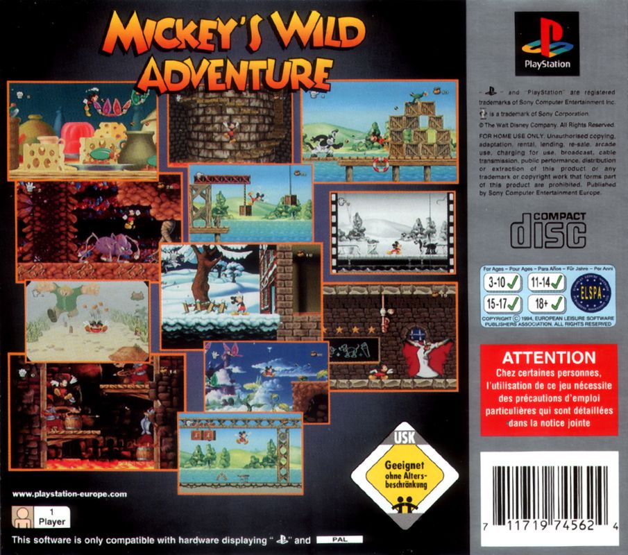 Mickey Mania cover or packaging material - MobyGames