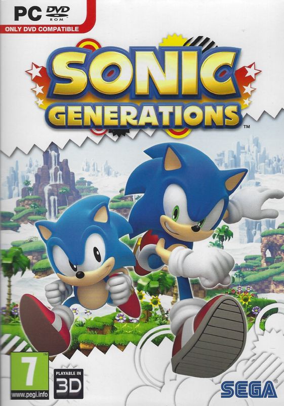 Sonic Generations cover or packaging material - MobyGames
