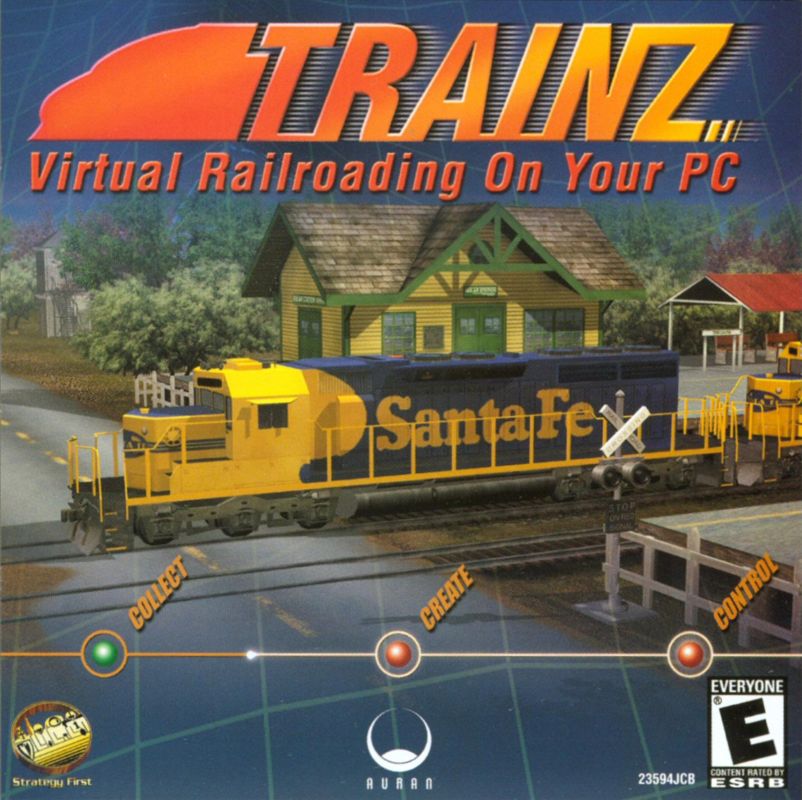 Trainz: Virtual Railroading on your PC cover or packaging material ...
