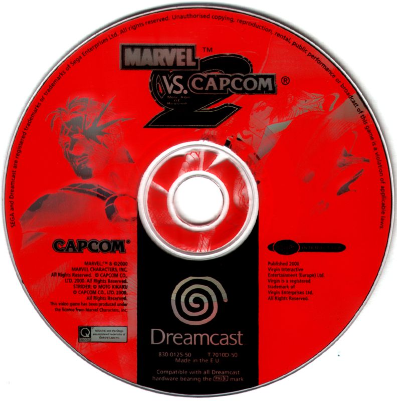 Marvel Vs. Capcom 2 New Age Of Heroes cover or packaging material ...