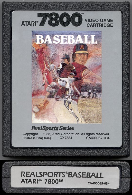 RealSports Baseball cover or packaging material - MobyGames