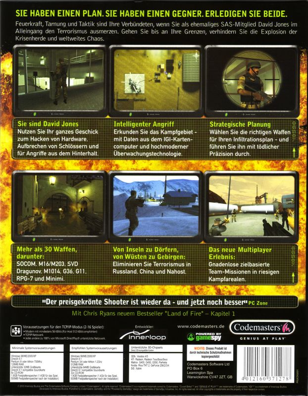 I.G.I-2: Covert Strike cover or packaging material - MobyGames