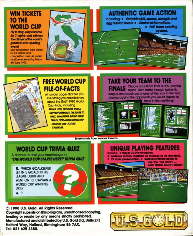 World Class Soccer Cover Or Packaging Material Mobygames