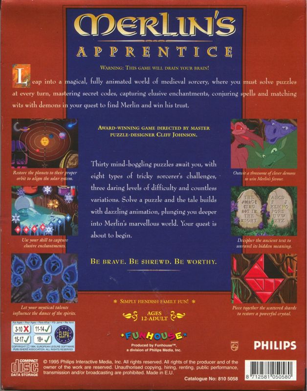 Merlin's Apprentice cover or packaging material - MobyGames