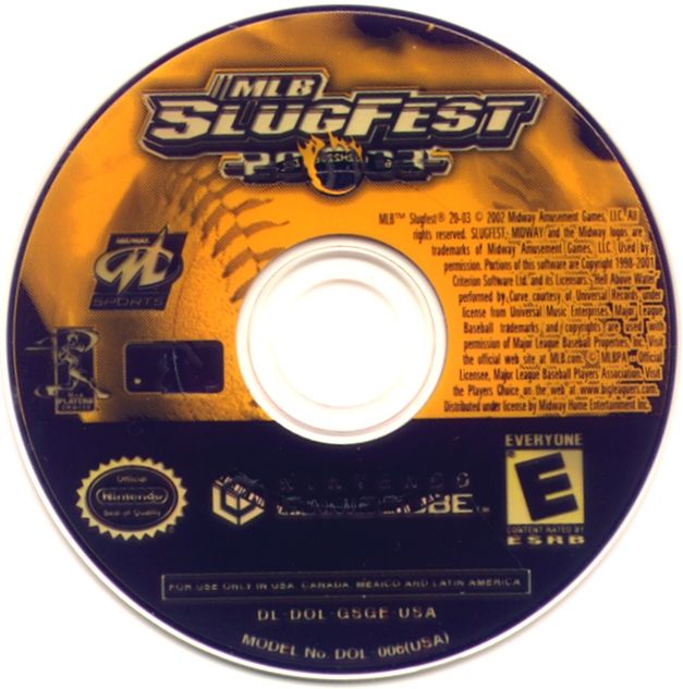 MLB SlugFest 20-03 cover or packaging material - MobyGames