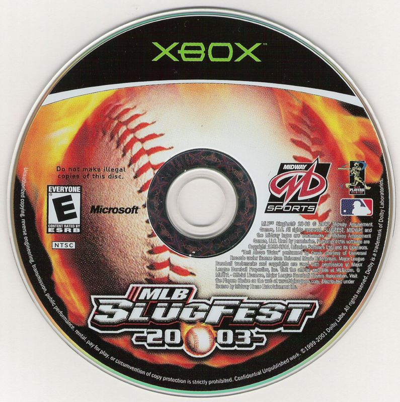 MLB SlugFest 20-03 cover or packaging material - MobyGames