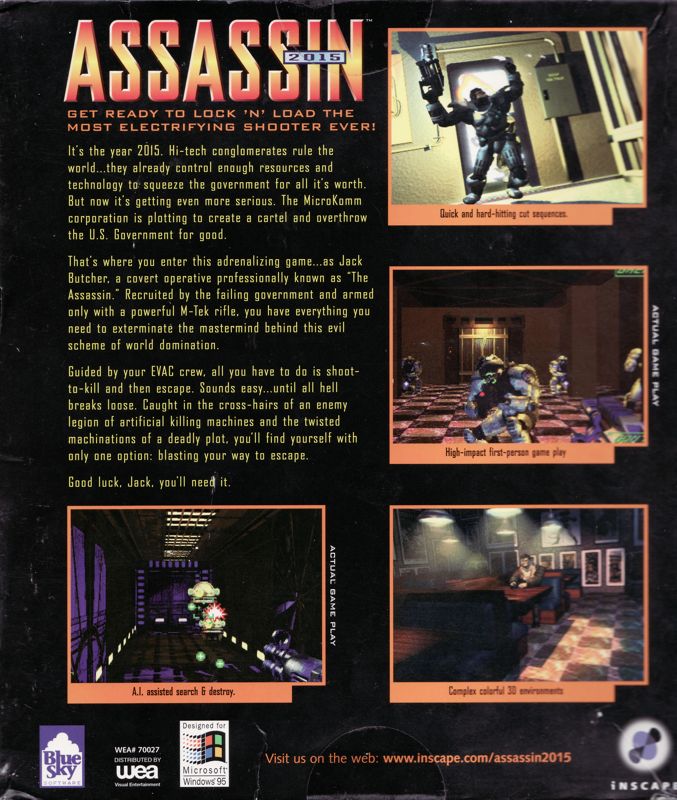 Assassin 2015 cover or packaging material - MobyGames