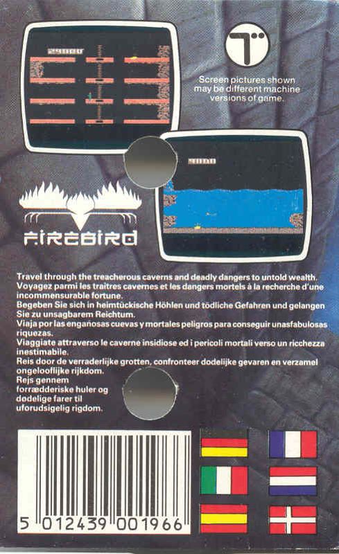 Pitfall II: Lost Caverns cover or packaging material - MobyGames