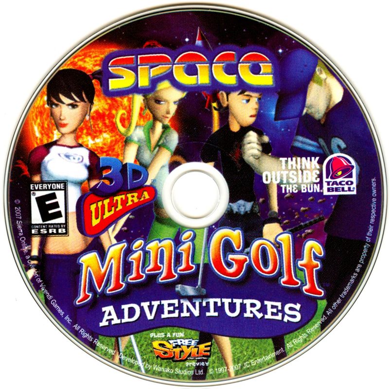 3D Ultra Mini Golf Adventures: Space cover or packaging material ...