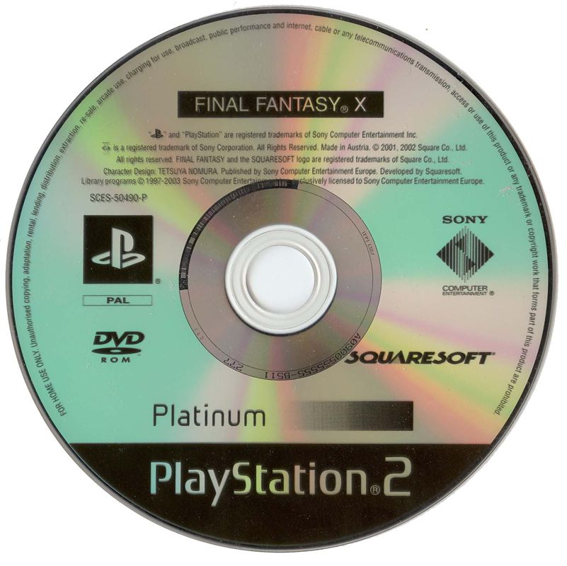 Final Fantasy X cover or packaging material - MobyGames