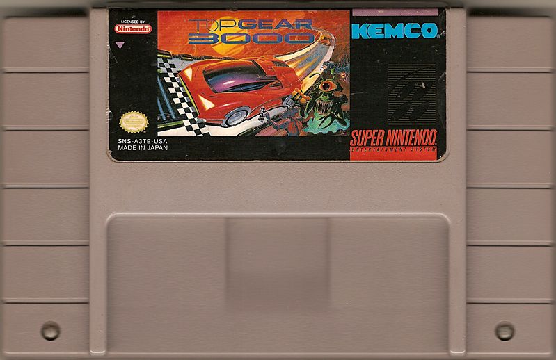 Top Gear 3000 cover or packaging material - MobyGames