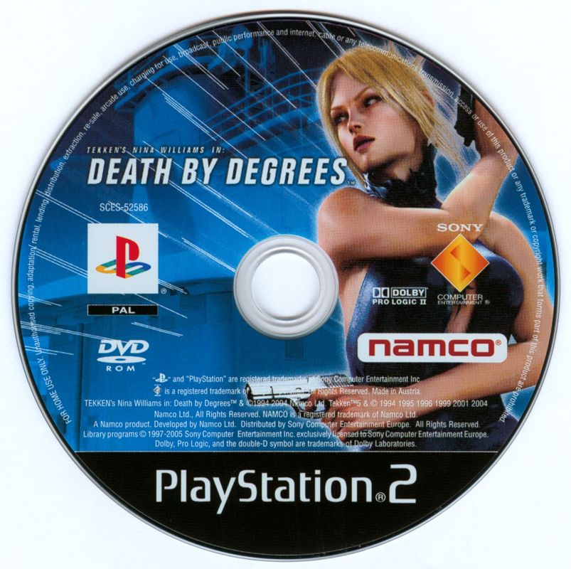 Death by Degrees cover or packaging material - MobyGames