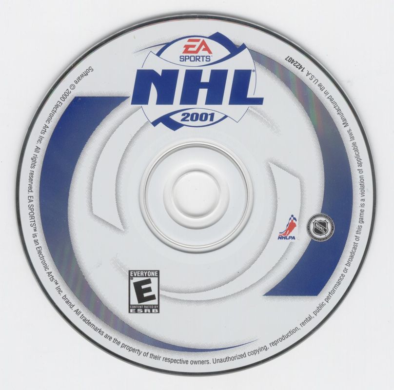 NHL 2001 cover or packaging material - MobyGames