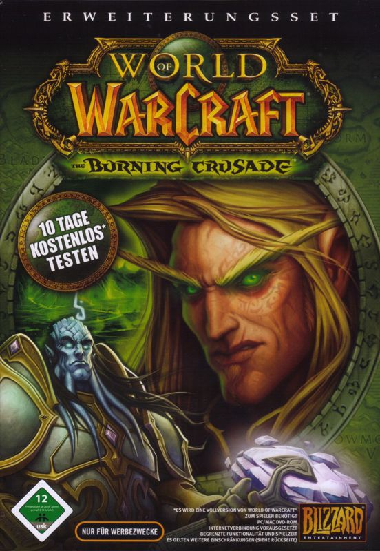 World of WarCraft: The Burning Crusade cover or packaging material ...