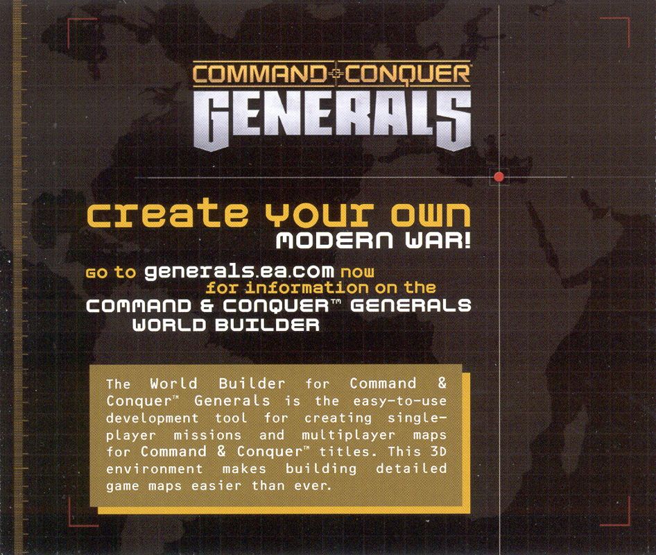 Command & Conquer: Generals cover or packaging material - MobyGames