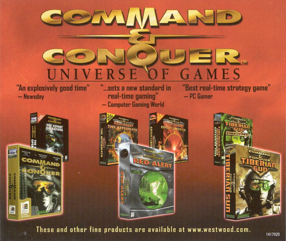 Command & Conquer: Red Alert 2 cover or packaging material - MobyGames