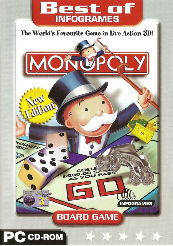Monopoly cover or packaging material - MobyGames