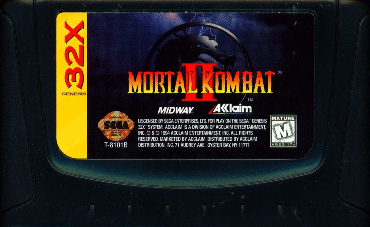 Mortal Kombat II cover or packaging material - MobyGames
